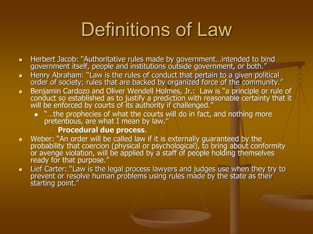 What is law | PPT