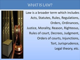 What is law | PPTX