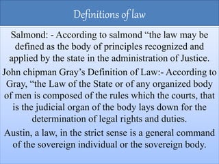 What is law | PPTX