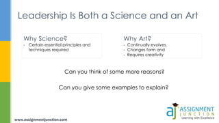 What is leadership | PPTX