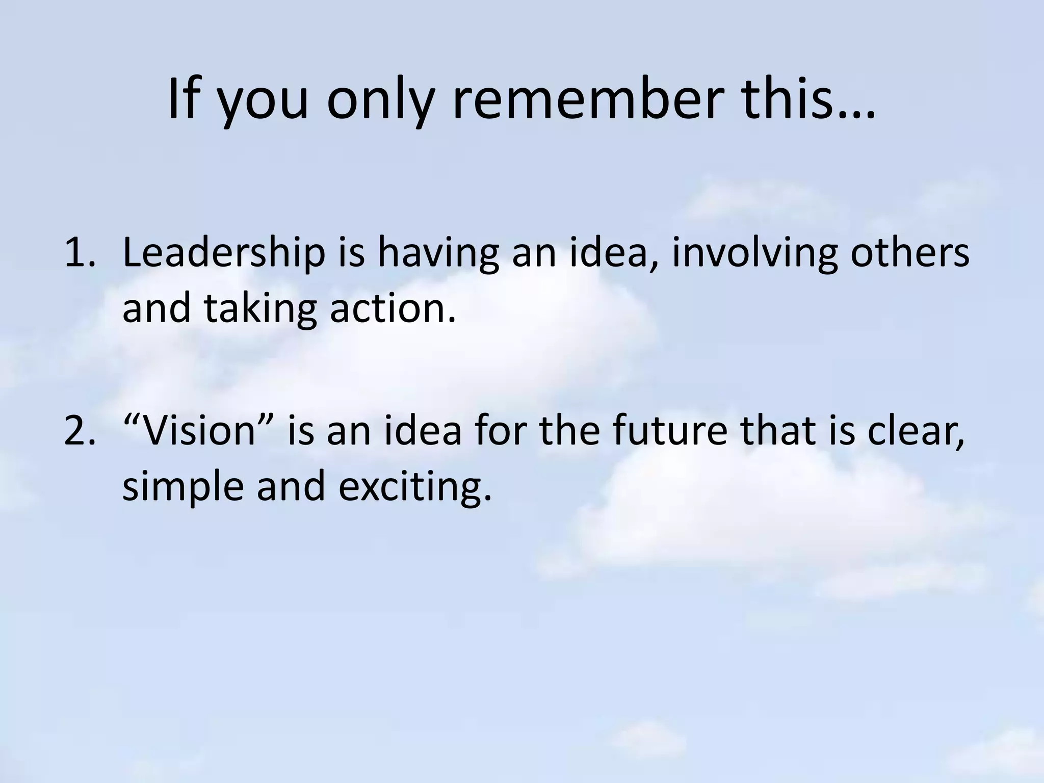 Leadership Vision | PPTX