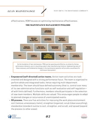 What is Lean Maintenance | PDF