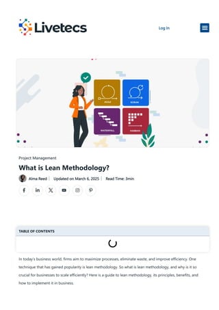 Lean Methodology: A Complete Guide to Implementation | PDF