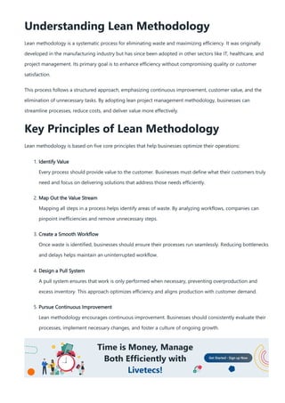 Lean Methodology: A Complete Guide to Implementation | PDF