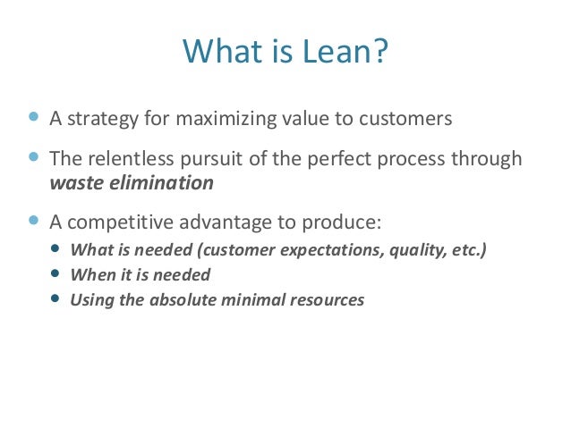 What is Lean