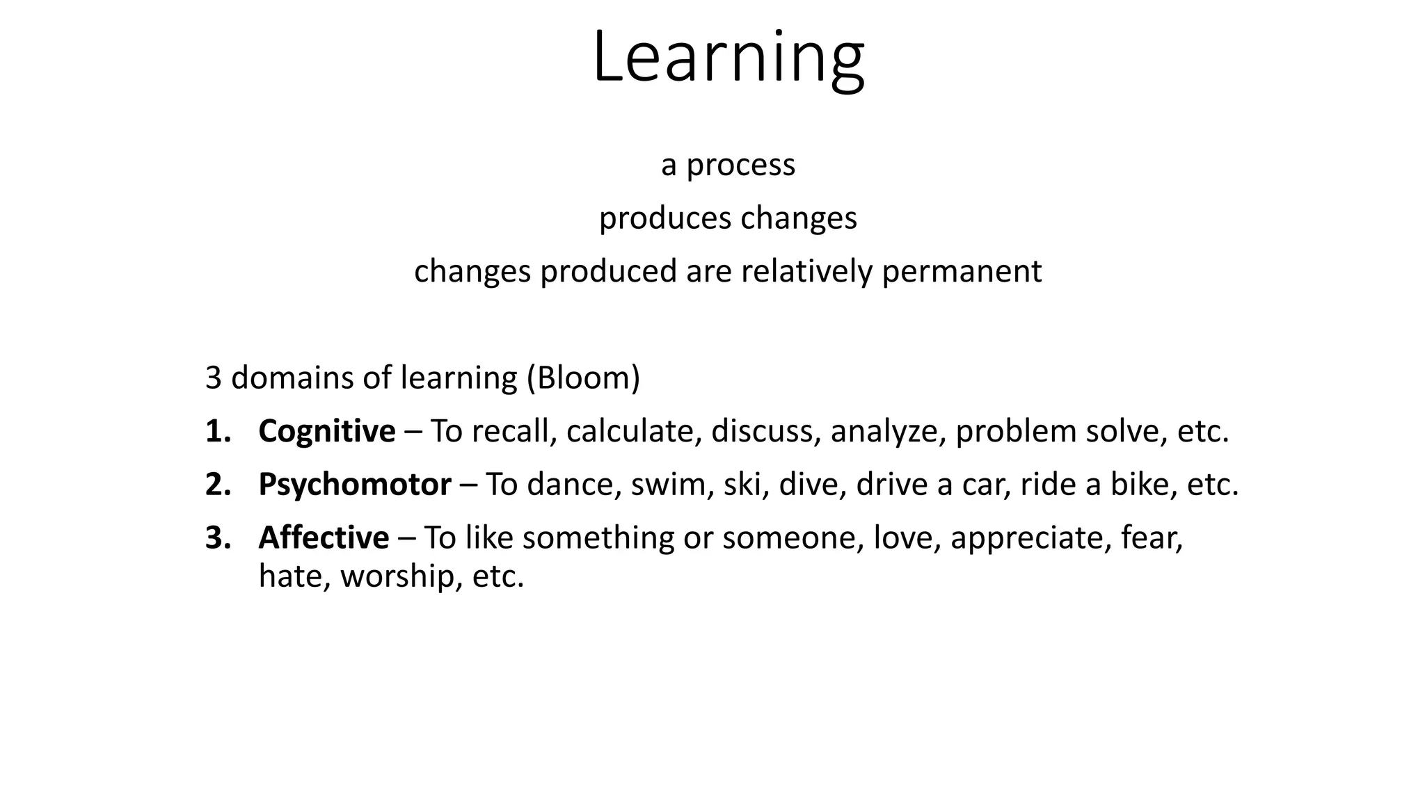 What is learning ? | PPTX