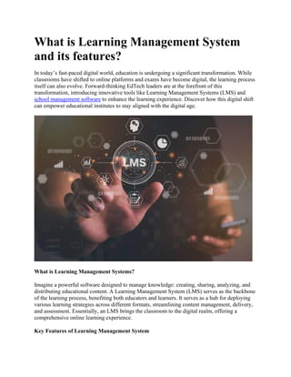 What is Learning Management System and its features.pdf