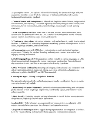 What is Learning Management System and its features.pdf