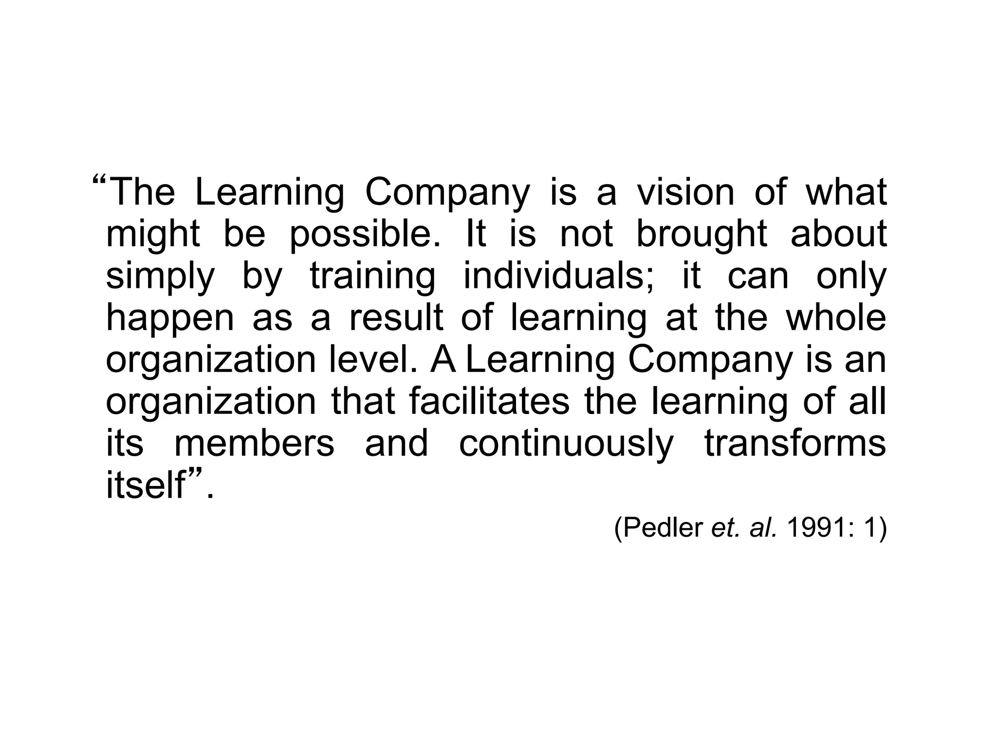What is learning organization | PPTX