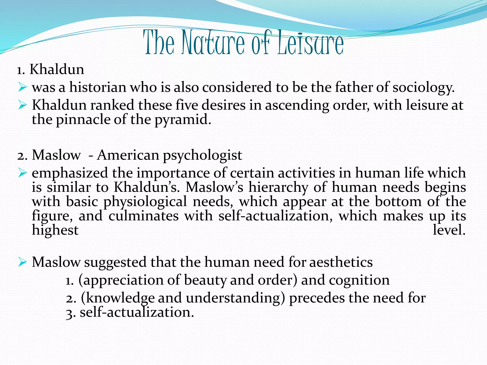 What is leisure | PPTX