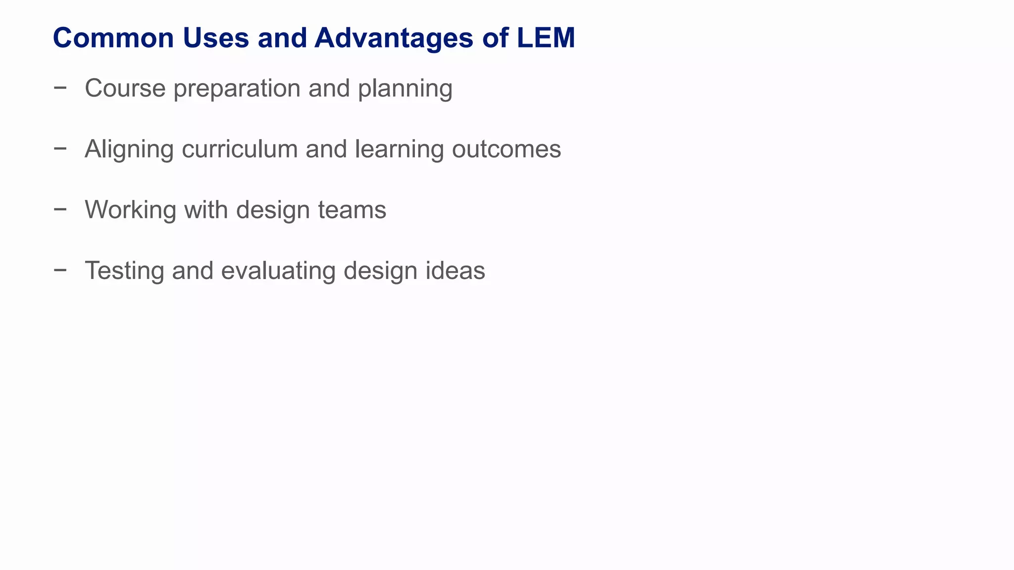 What is Learning Environment Modeling (LEM)? | PPTX