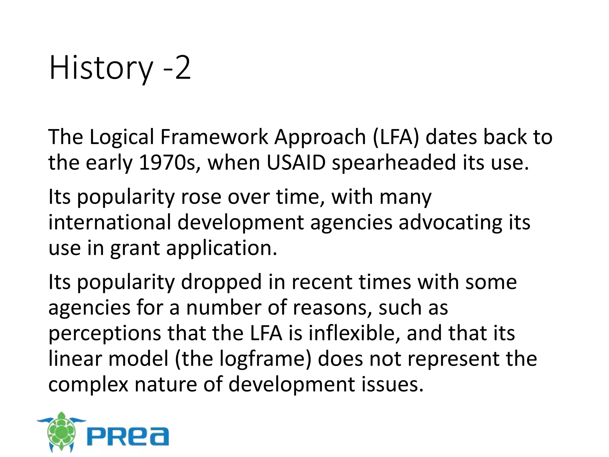 Introduction to the Logical Framework Approach | PPTX