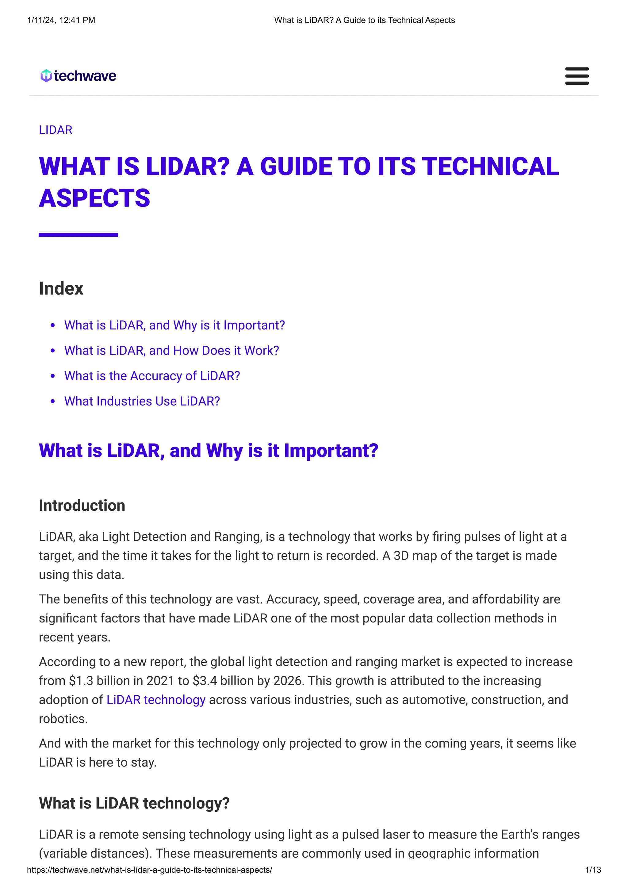 What is LiDAR_ A Guide to its Technical Aspects.pdf