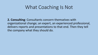 What Is Life Coaching? How to recognize real coaching. | PPT