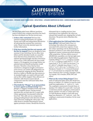 What is lifeguard safety hose technology? | PDF