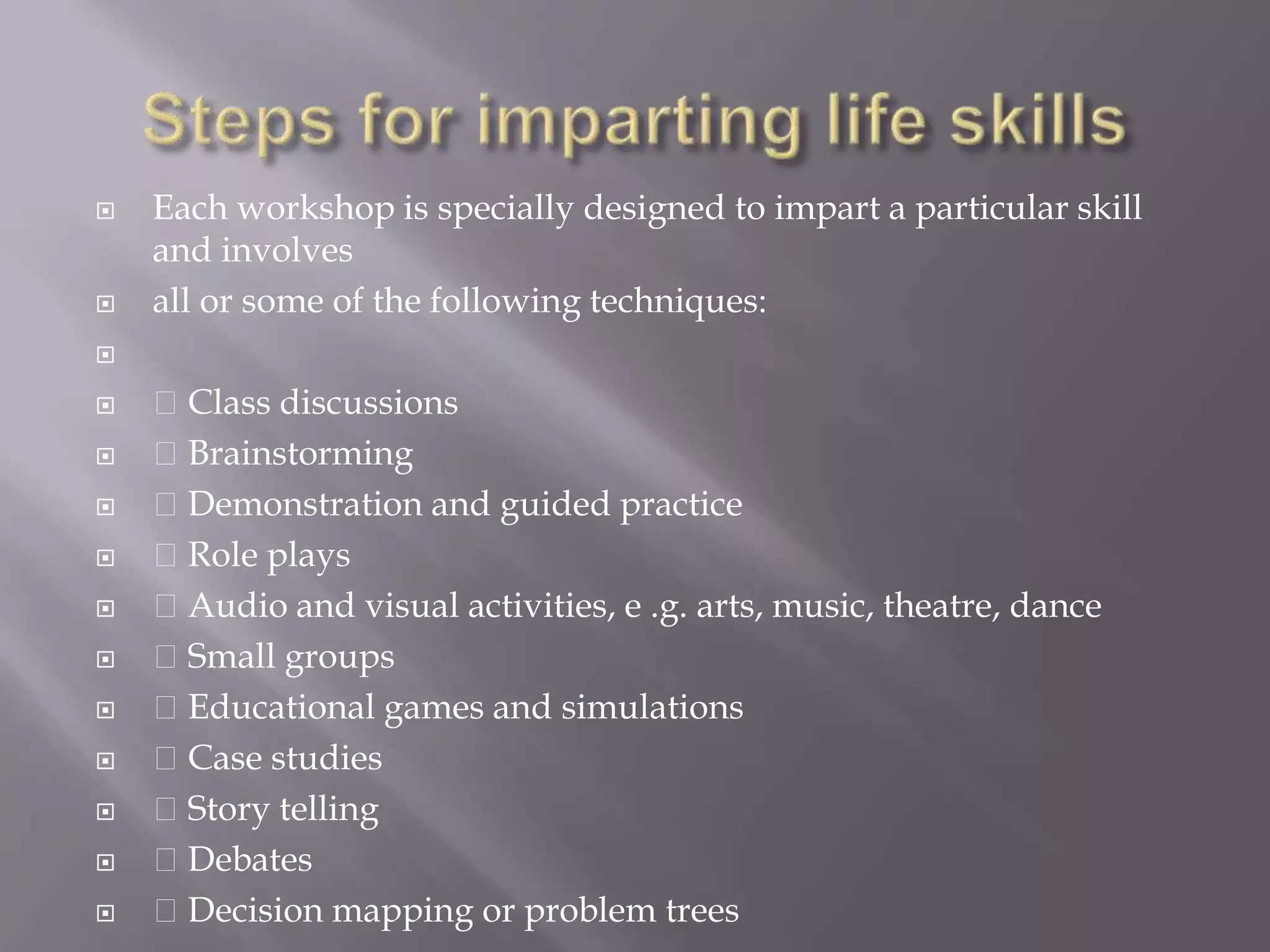 What is life skills | PPTX
