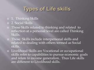 What is life skills | PPTX