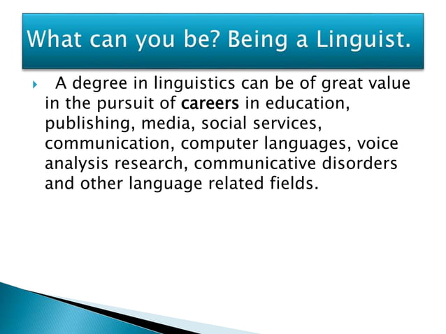 What is linguistics | PPTX