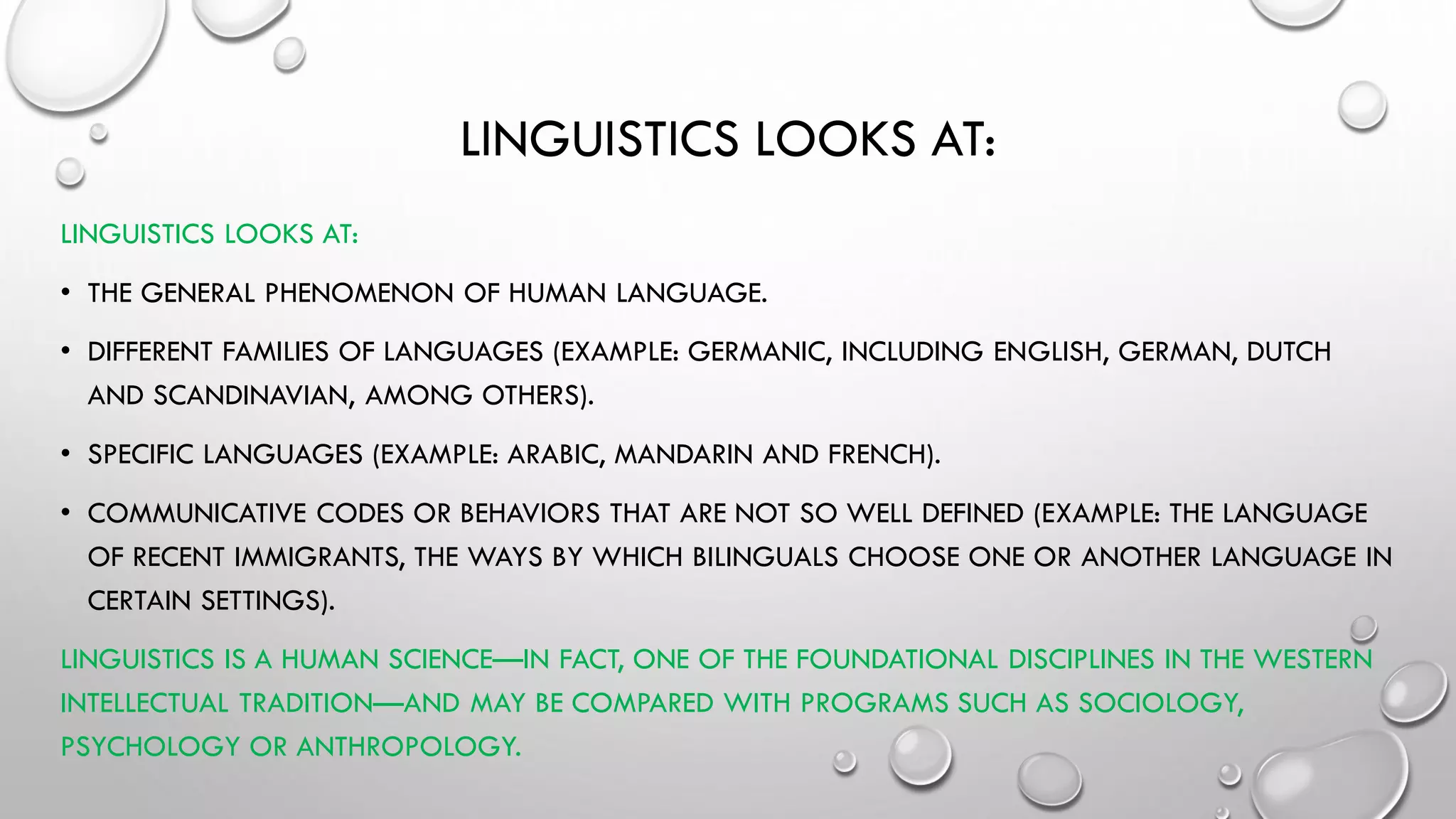 What is linguistics? | PDF