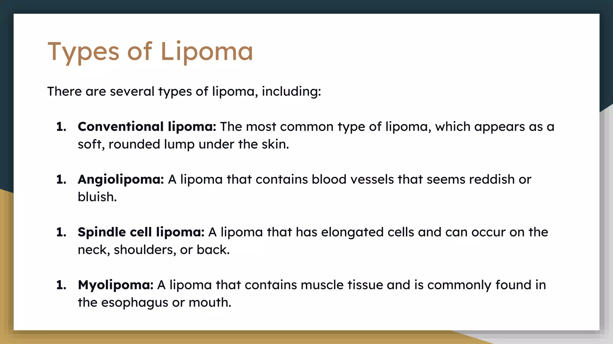 What is Lipoma , Causes , Symptoms & Treatment.pptx