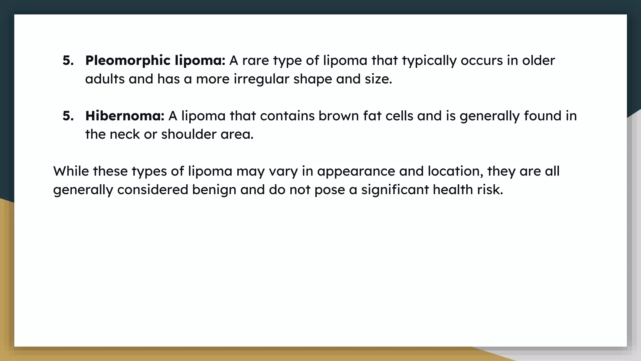 What is Lipoma , Causes , Symptoms & Treatment.pptx