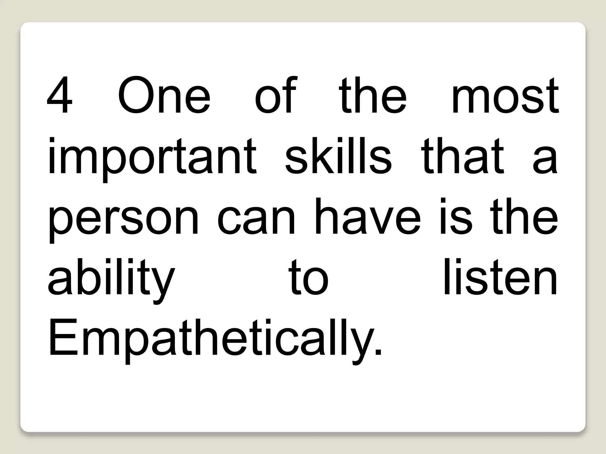 What is listening effectively slideshare | PPTX