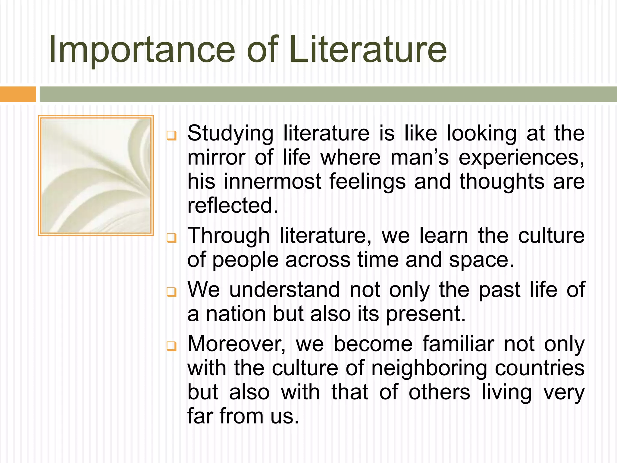 What is literature | PPTX