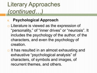 What is literature | PPTX