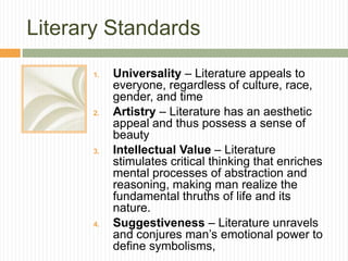 What is literature | PPTX