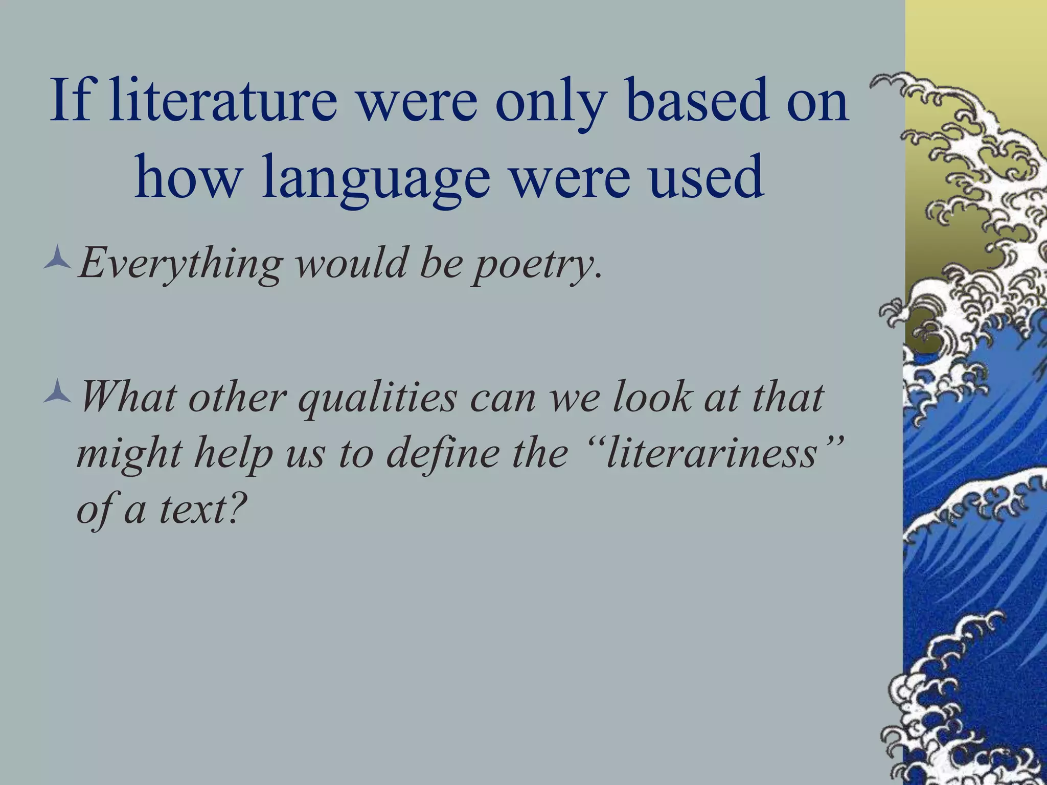 What is Literature.ppt