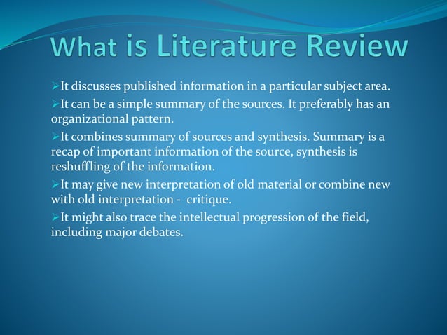 What is Literature Review-1.pptx