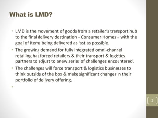 What is LMD? Adapting to Retail & e-Com Order Fulfilment Challenges | PPT