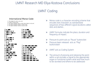 What is Lajpatrai Mehra's Neurotherapy /LMNT/? | PPTX
