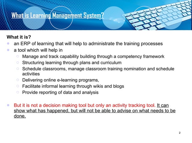 Learning Management System- An Introduction | PPT | Education