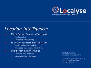 Wat is Location Intelligence | PPT