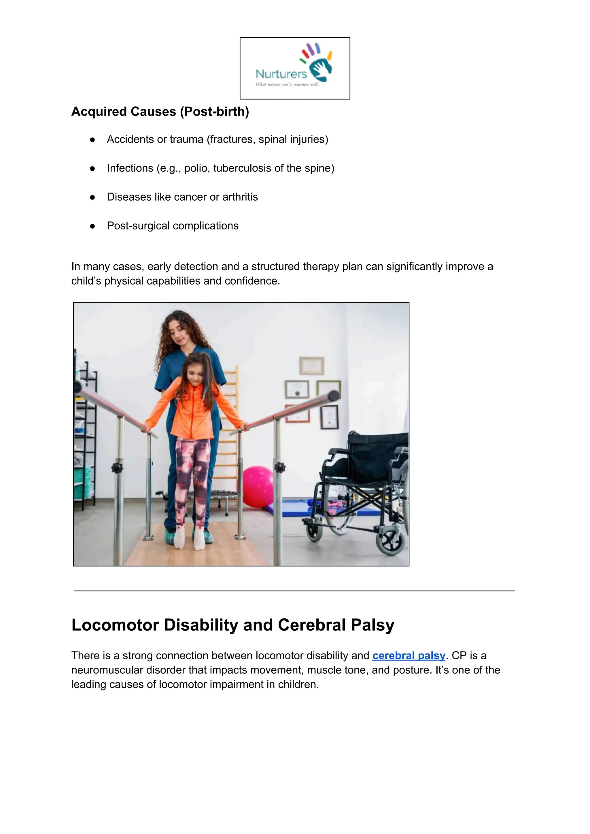 What Is Locomotor Disability and Which Therapy Can Help Your Child ...