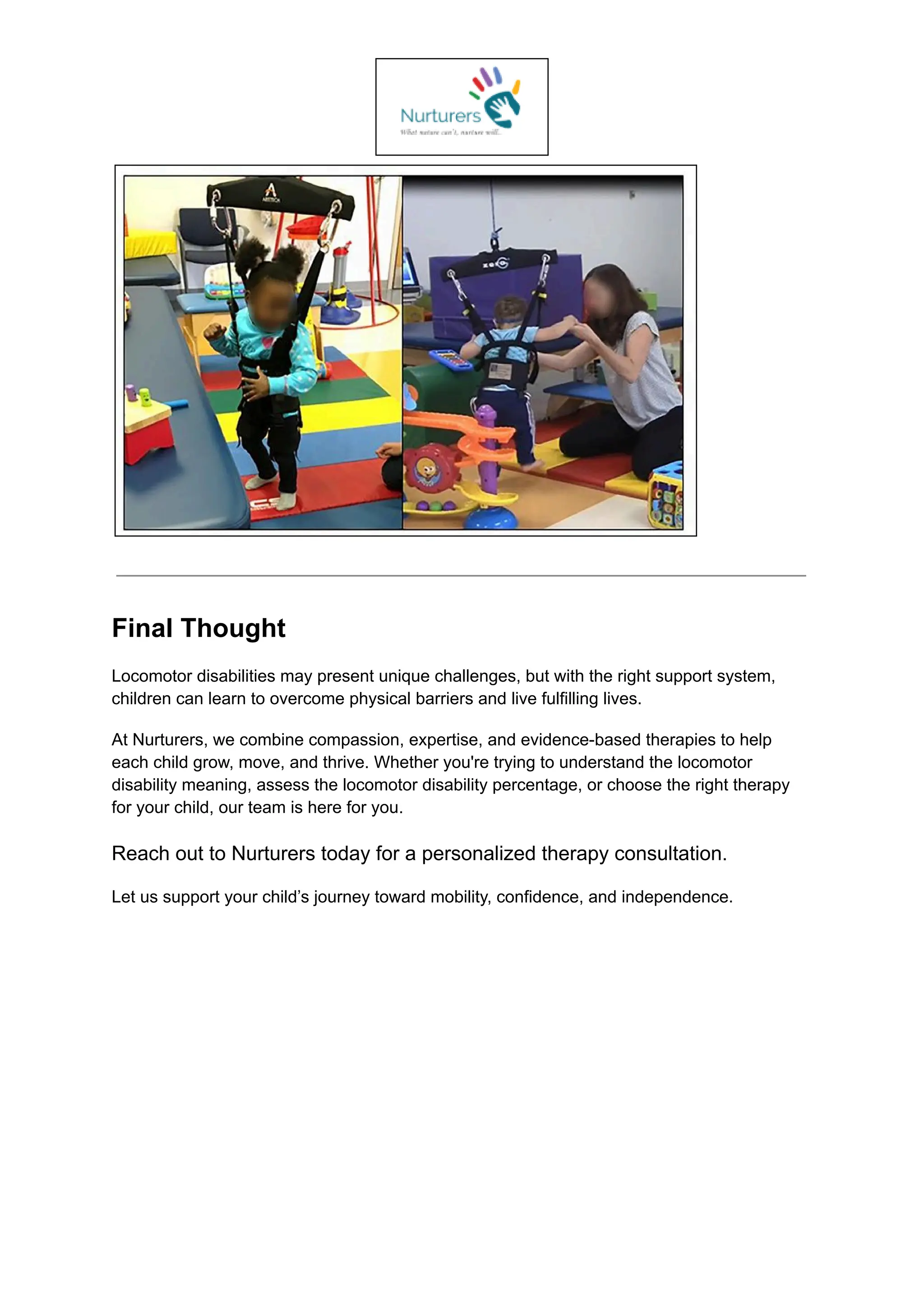 What Is Locomotor Disability and Which Therapy Can Help Your Child ...