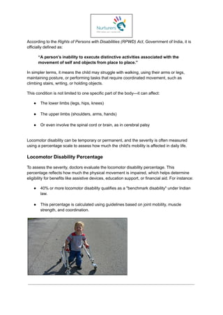 What Is Locomotor Disability and Which Therapy Can Help Your Child ...