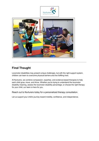 What Is Locomotor Disability and Which Therapy Can Help Your Child ...