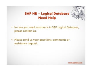 What is logical database in SAP ABAP? | PDF