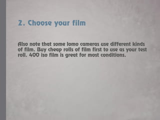 What is Lomography? | PDF