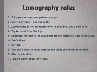 What is Lomography? | PDF