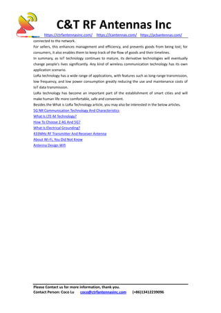 What is LoRa Technology? | PDF