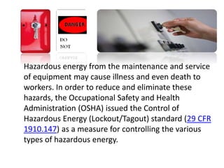 What is LOTO Procedure? | PPTX