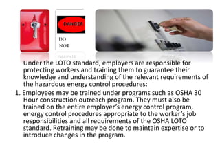 What is LOTO Procedure? | PPTX