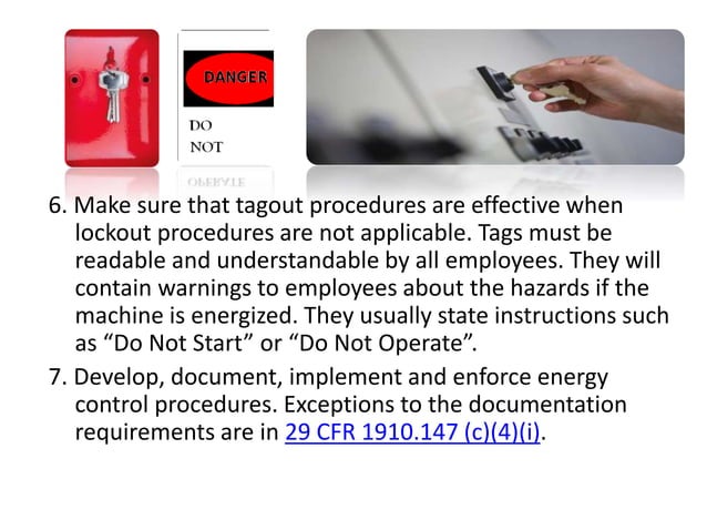 What is LOTO Procedure? | PPTX | Business | Business and Finance