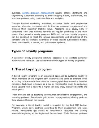 What is Loyalty Management Types, Benefits & Tips.pdf
