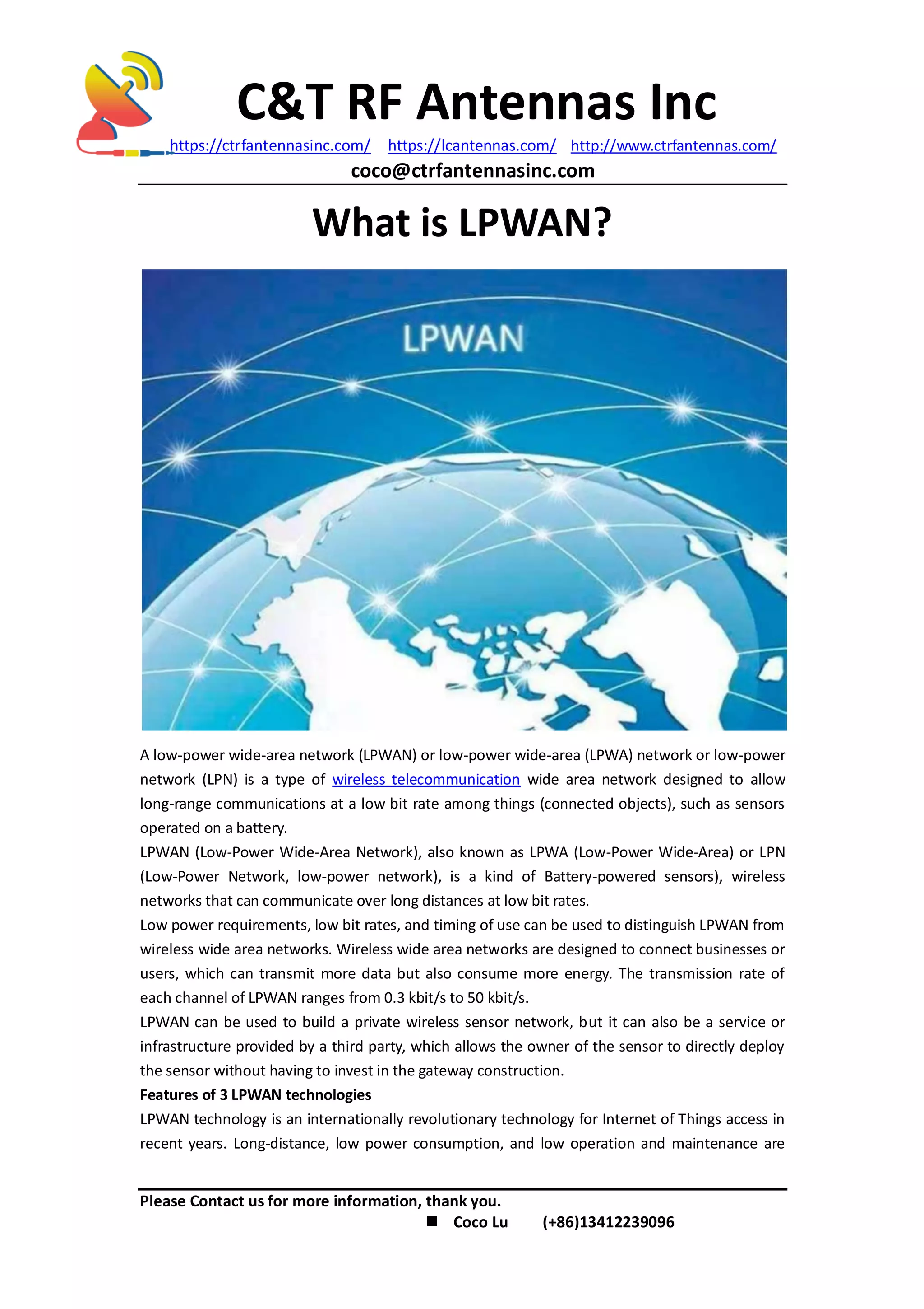 What is lpwan technology? | PDF