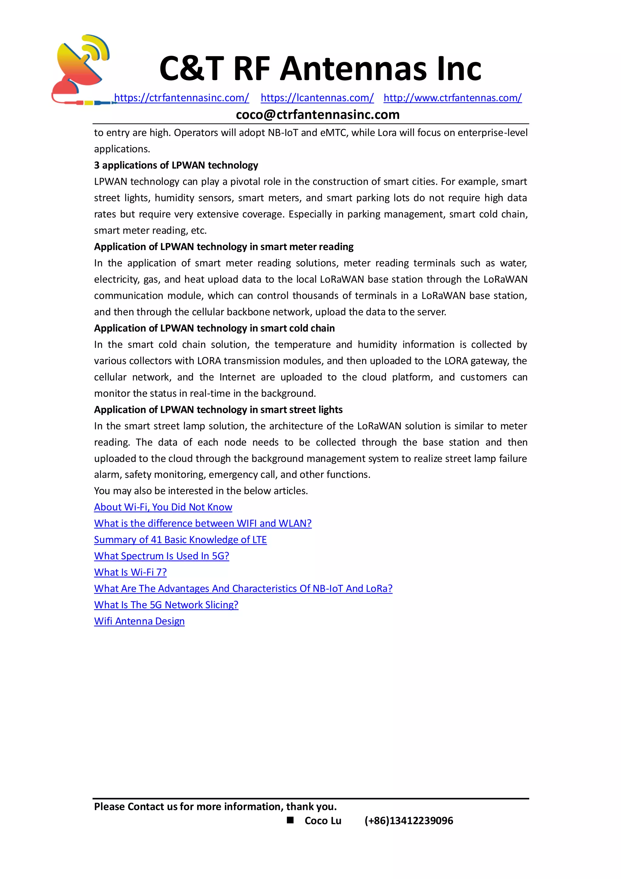 What is lpwan technology? | PDF