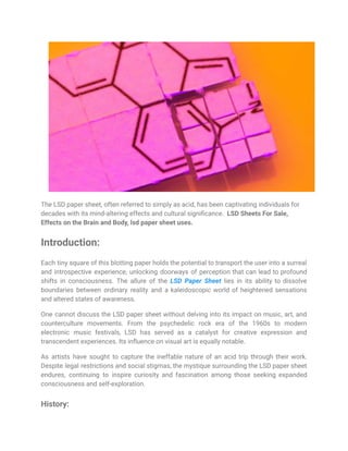 What Is LSD Sheets Used For In Science _ Psychedelics Trippy Shop.pdf